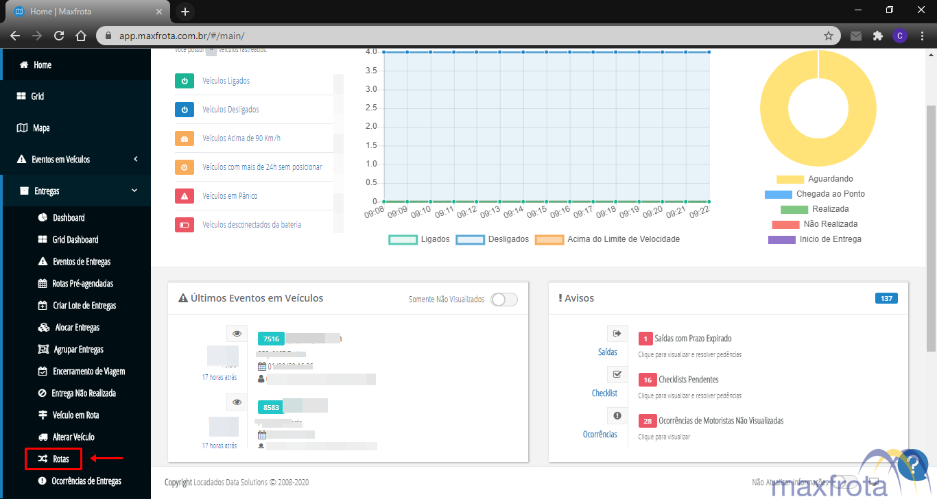 Criar Rotas – Blog do Maxfrota